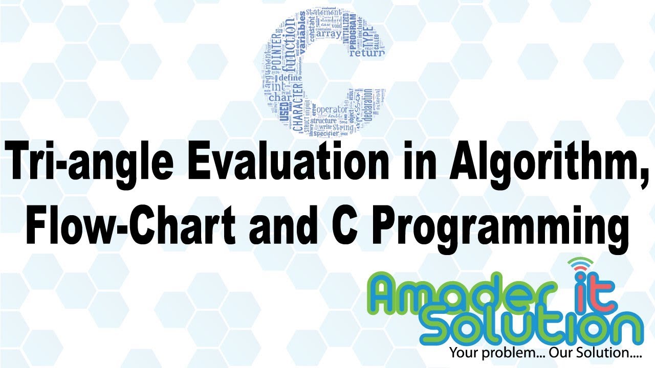 Area of Triangle Evaluation in Algorithm, Flow-chart and C programming ...
