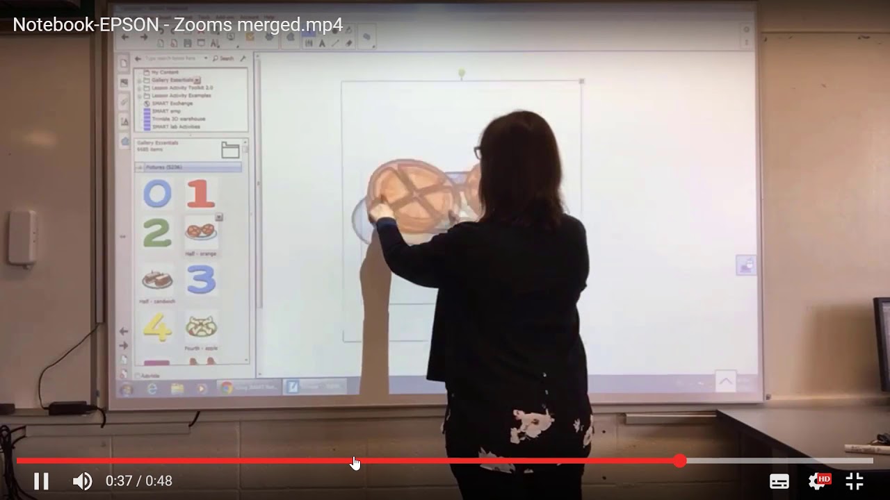 EPSON 695 - Notebook EPSON Zoom and Rotate in Notebook on EPSON Board ...