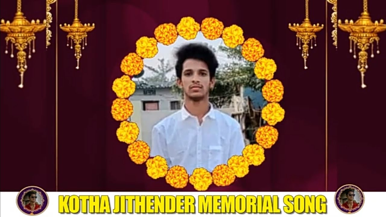 KOTHA JITHENDER MEMORIAL SONG | Singer A.clement - YouTube