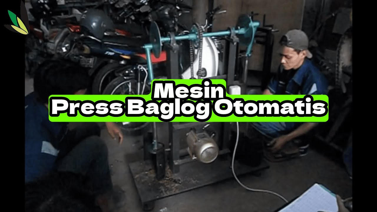 Uji Coba Mesin Press Baglog Otomatis - YouTube