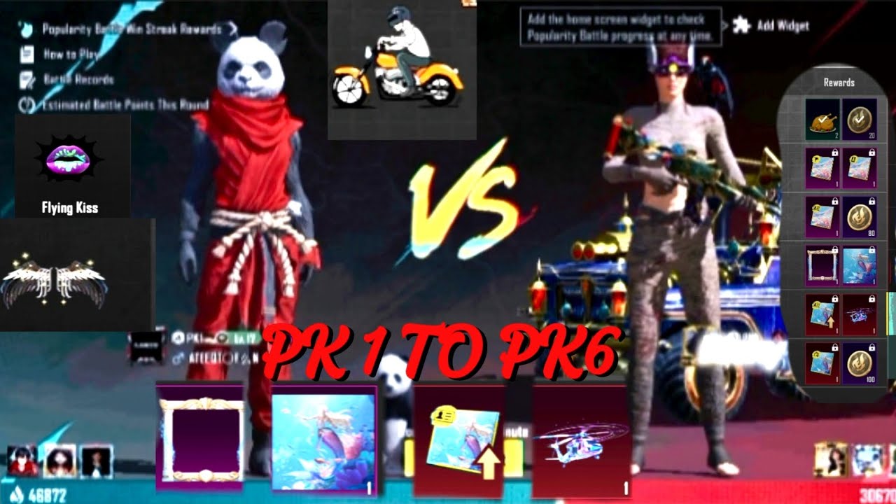 PK 1 TO PK 6 LAST MINUTE Snipe popularity battle win journey to pk 6 ...