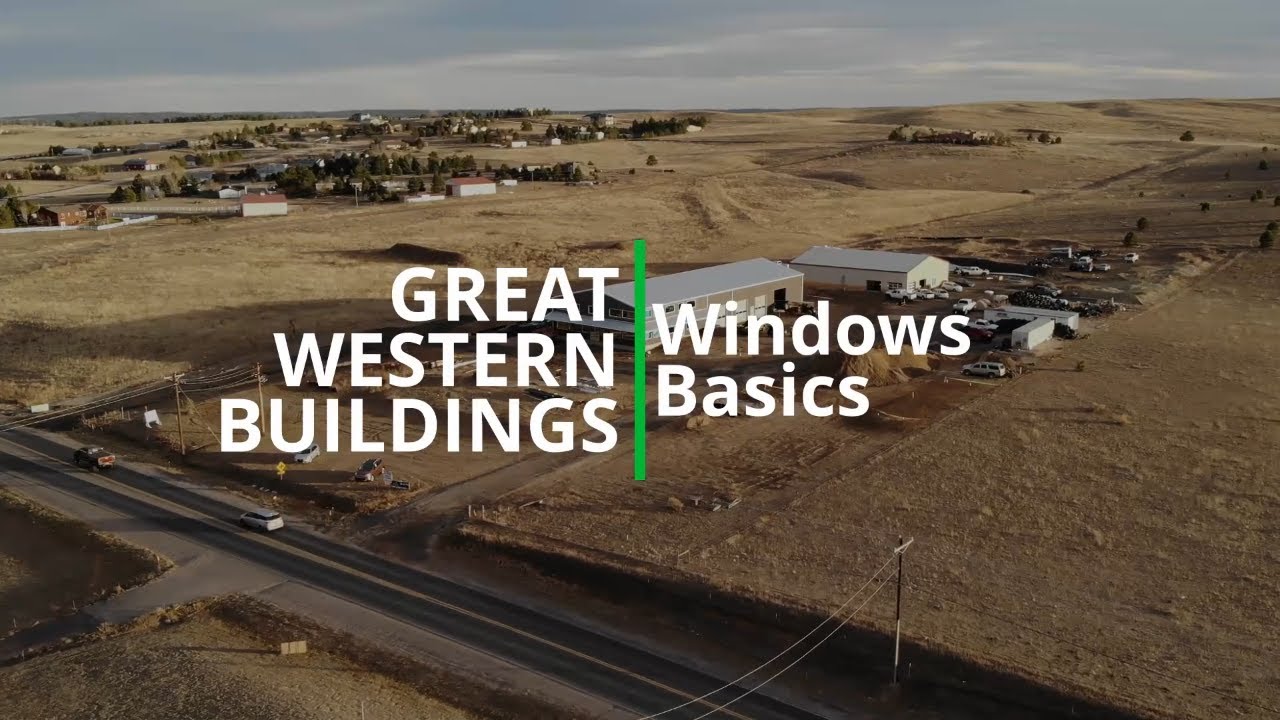 How to Build a Steel Building - Windows Basics and Installation - YouTube