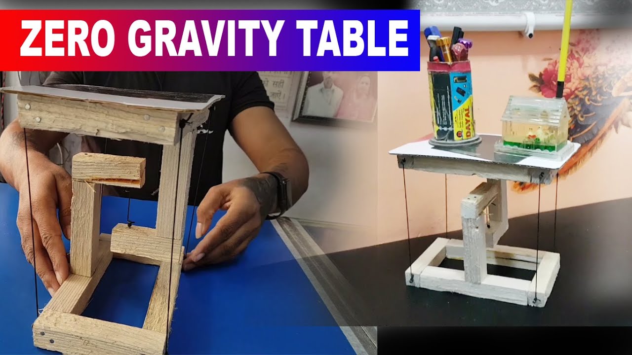 Zero Gravity Table || Tensegrity structure - YouTube