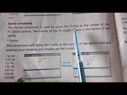 Std-3// Computer// L-8 Some more commands on PC logo// part-5 - YouTube