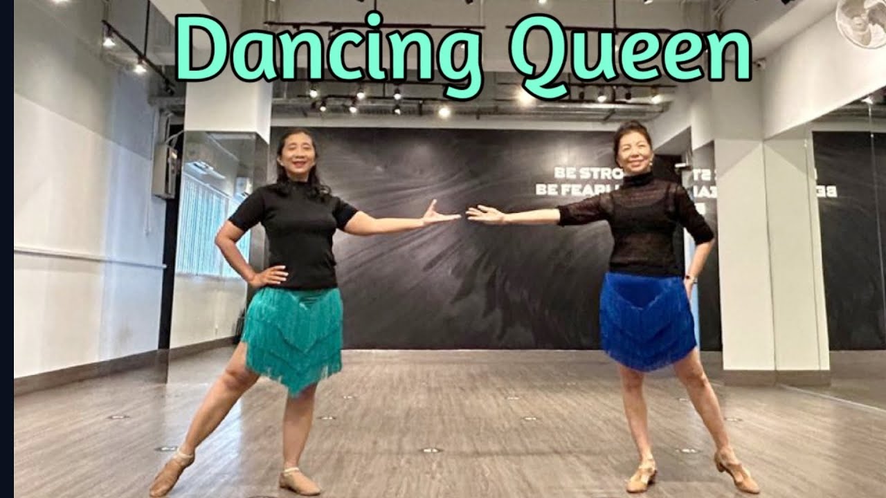Dancing Queen Line Dance // Demo by Forever Young - YouTube