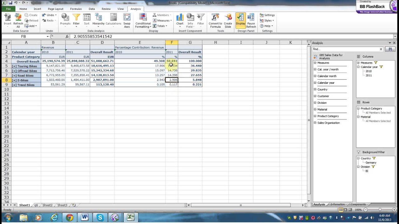 SAP Business Objects Multidimensional Reporting 2 - YouTube