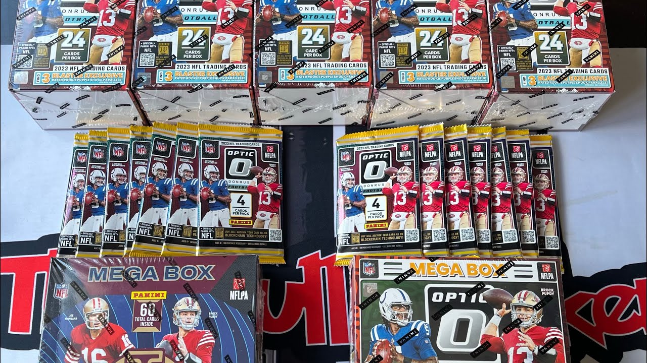 Break #40: 5x Optic Blaster Box + 1x Optic Mega & 1x Illusions Mega ...