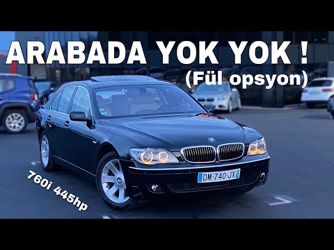 Arabada Yok Yok !! Opsyon takıntısı olan izlemesin 😂 | BMW 760i inceleme #fransa