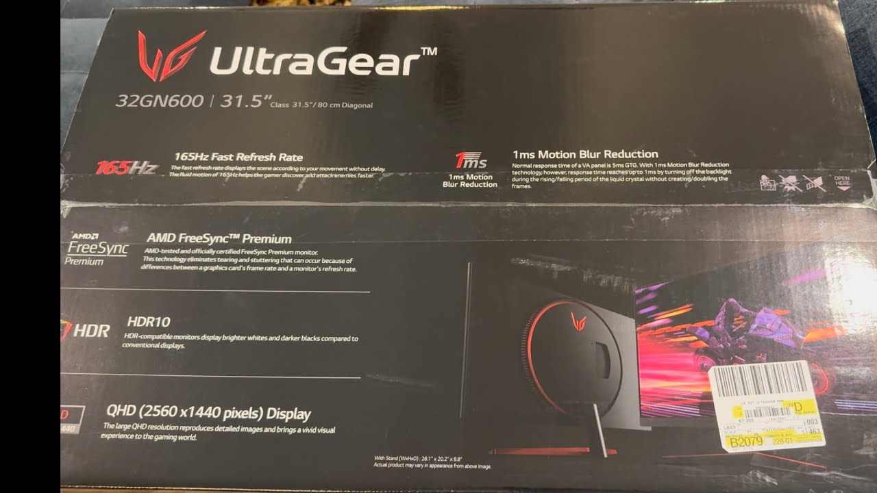 Gaming monitor set up and test for ps5 LG 32GN600 120hz 1440p worth it ...