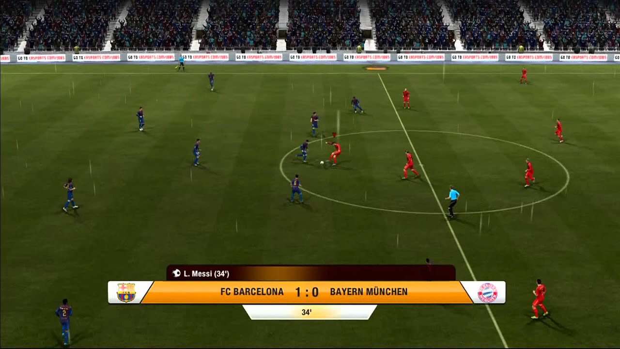 FIFA 12 Gameplay FC Barcelona - FC Bayern München - YouTube