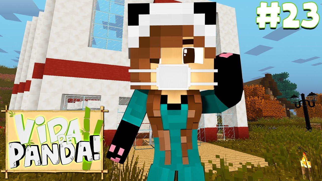 CONSTRUINDO O HOSPITAL DA VILA | VIDA DE PANDA (Minecraft + Mods 1.10.2 ...