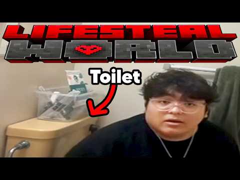 Playing Lifesteal SMP On A Toilet...
