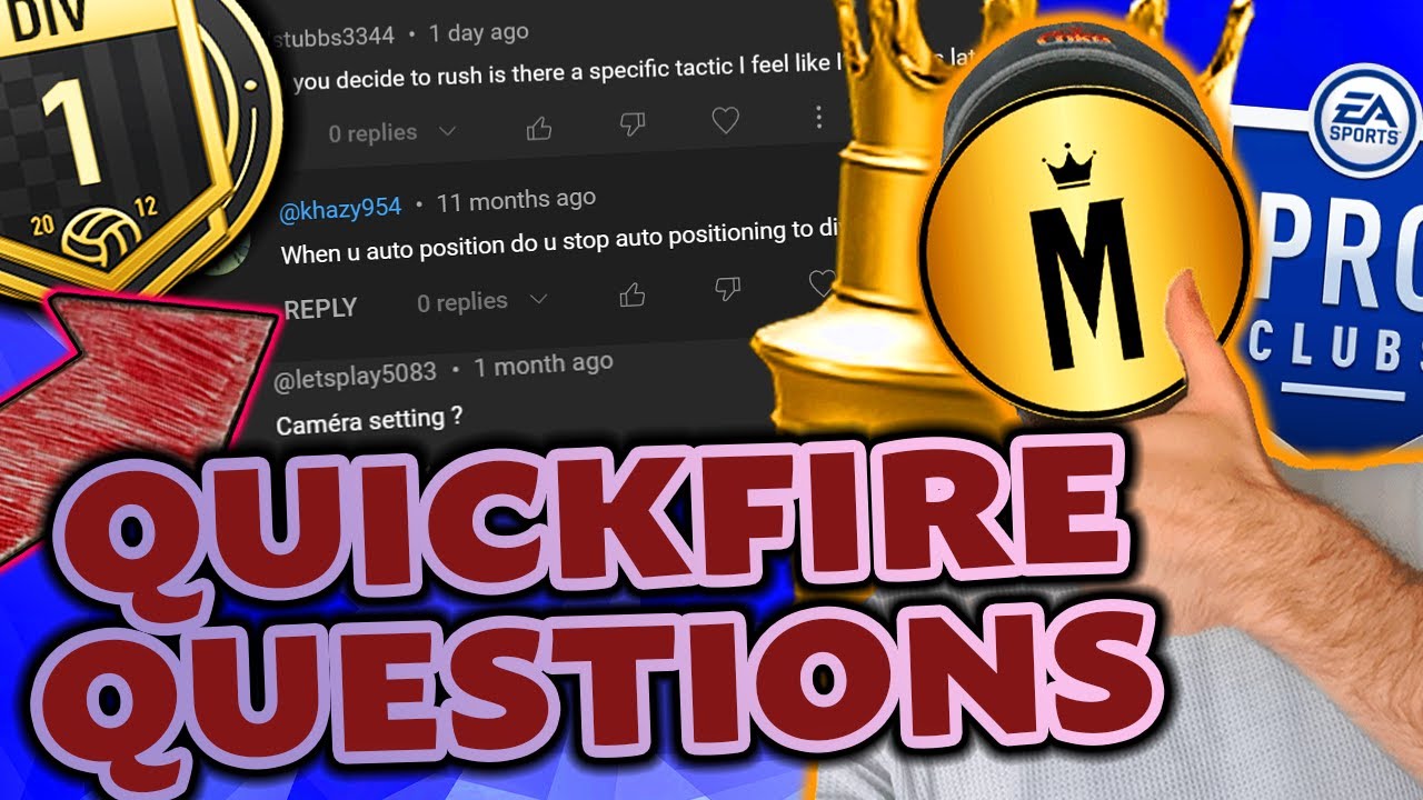 ANSWERING *YOUR* GK QUESTION | FIFA 23 Pro Clubs | Comp Goalkeeper ...