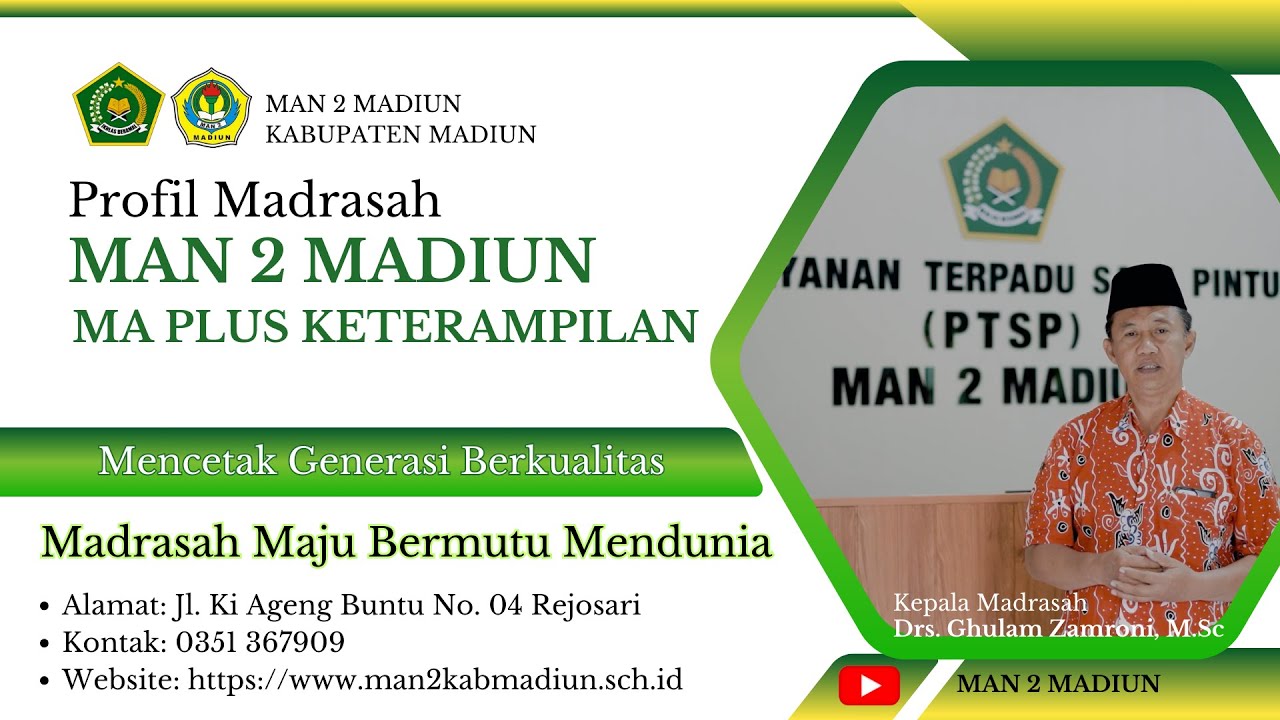 Profil MAN 2 MADIUN Plus Keterampilan - YouTube