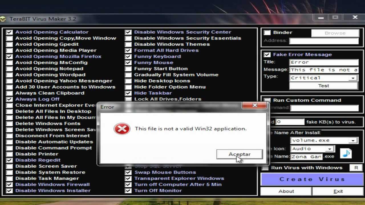 Descargar Terabit Virus Maker 3.1 (Bien Explicado) - YouTube