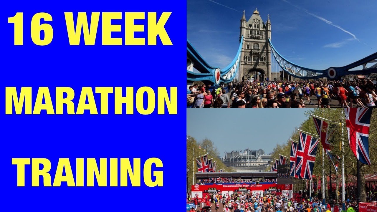16 WEEK MARATHON TRAINING // How to train for a marathon // London ...