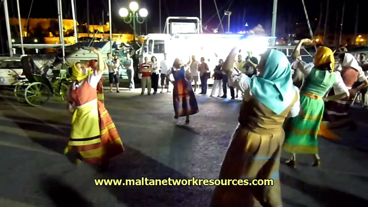 Aurora Folk Group Dance Il-Maltija At Maltese Night in Ta' Xbiex - YouTube