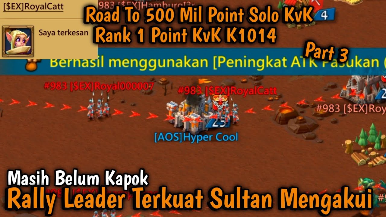 Klan Sultan Kena Prank Lagi!! Edyan GB T5 Spam Attack 3 Hero 11K Tapi Tetap Kalah - PART 3 - YouTube