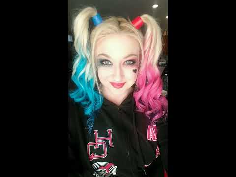 AVN SnapChat Takeover with Birthday Girl Leya Falcon . Harley Quinn cosplay all day!