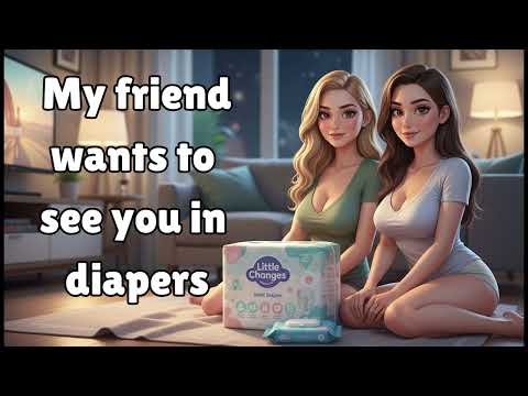 Your girlfriend and her best friend diaper you (The Youtube Ad part 3)