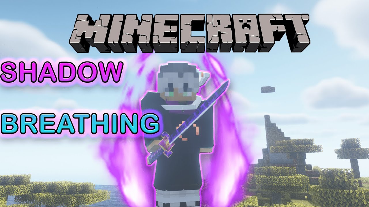 Shadow Nichirin Sword - Minecraft Demon Slayer - YouTube