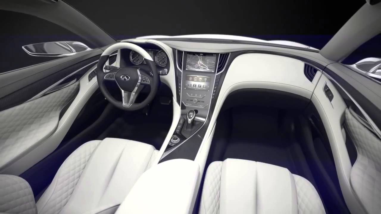 Infiniti Q60 concept interior - YouTube