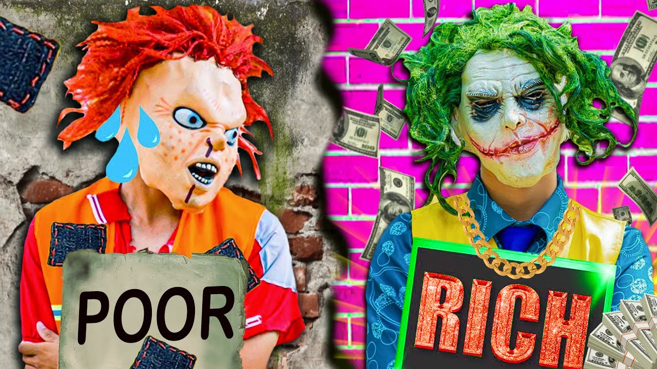 Chucky Nhà Nghèo VS Joker Nhà Giàu |@Bon Bon TV |Zin and Bin - YouTube