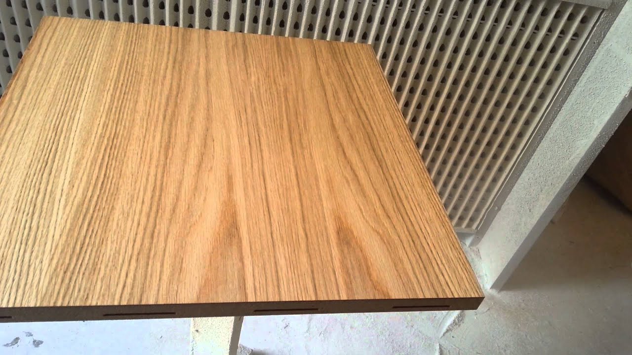 Spraying a oak panel with clear lacquer. - YouTube