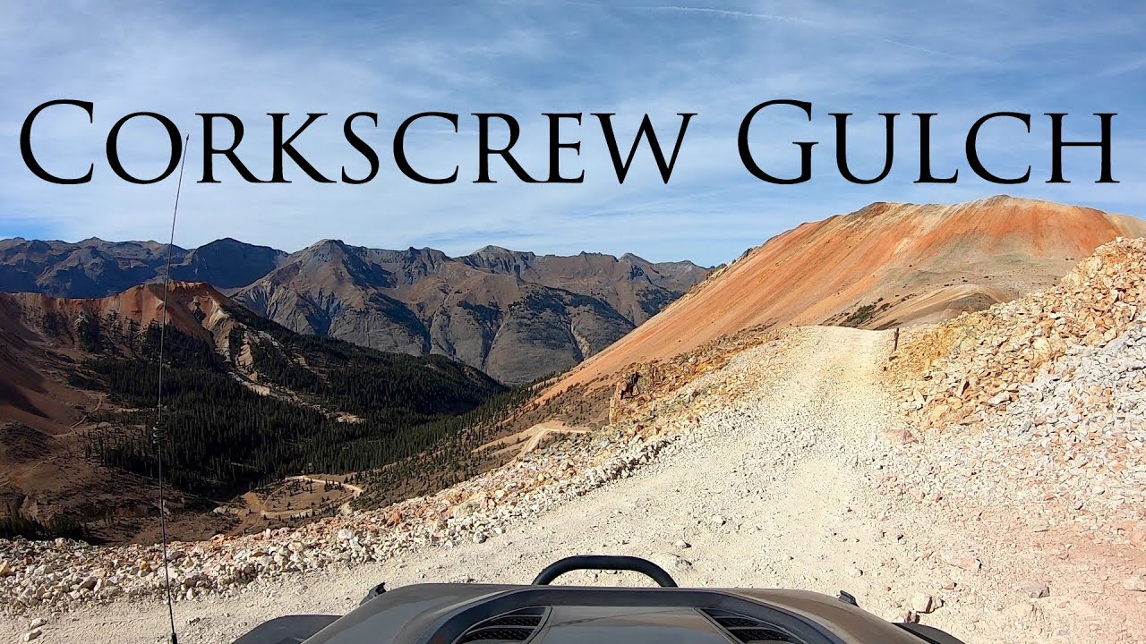 Corkscrew Gulch Jeep Trail - Alpine Loop - Ouray, Colorado - YouTube