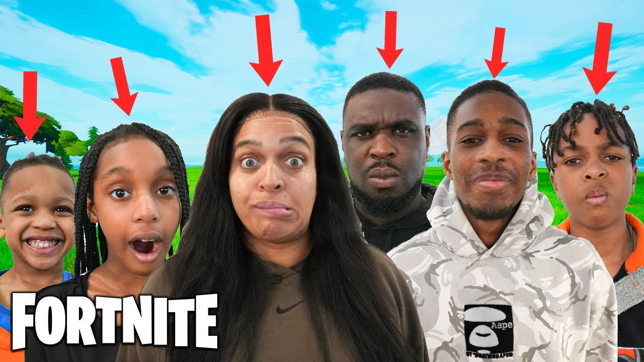 RANDOM FAMILY FORTNITE BATTLE 1v1! MTG GAMING - YouTube