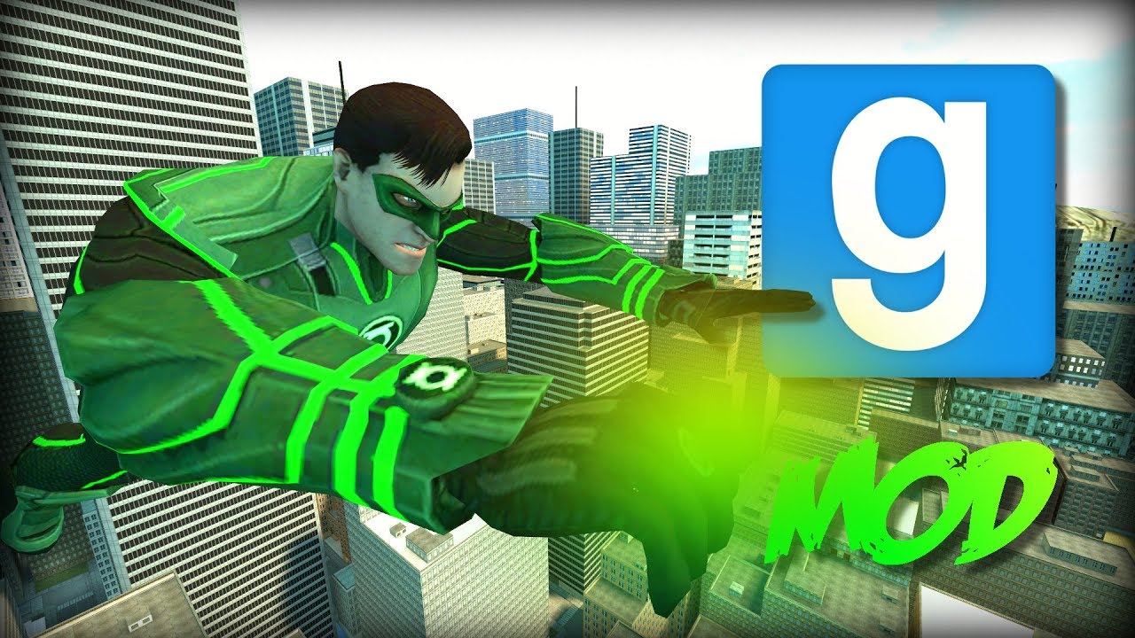Garry's Mod: AWESOME GREEN LANTERN POWERS | Mod Showcase - YouTube