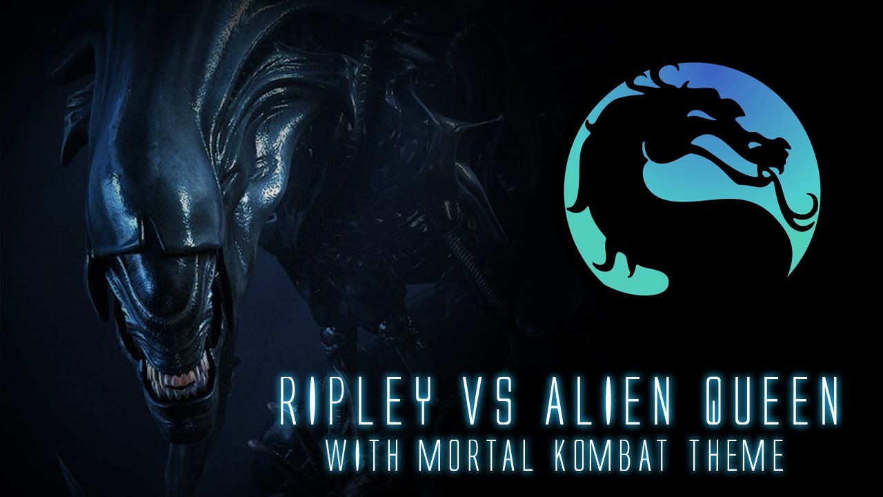 Aliens 1986 Ripley vs Alien Queen With Mortal Kombat Theme - YouTube