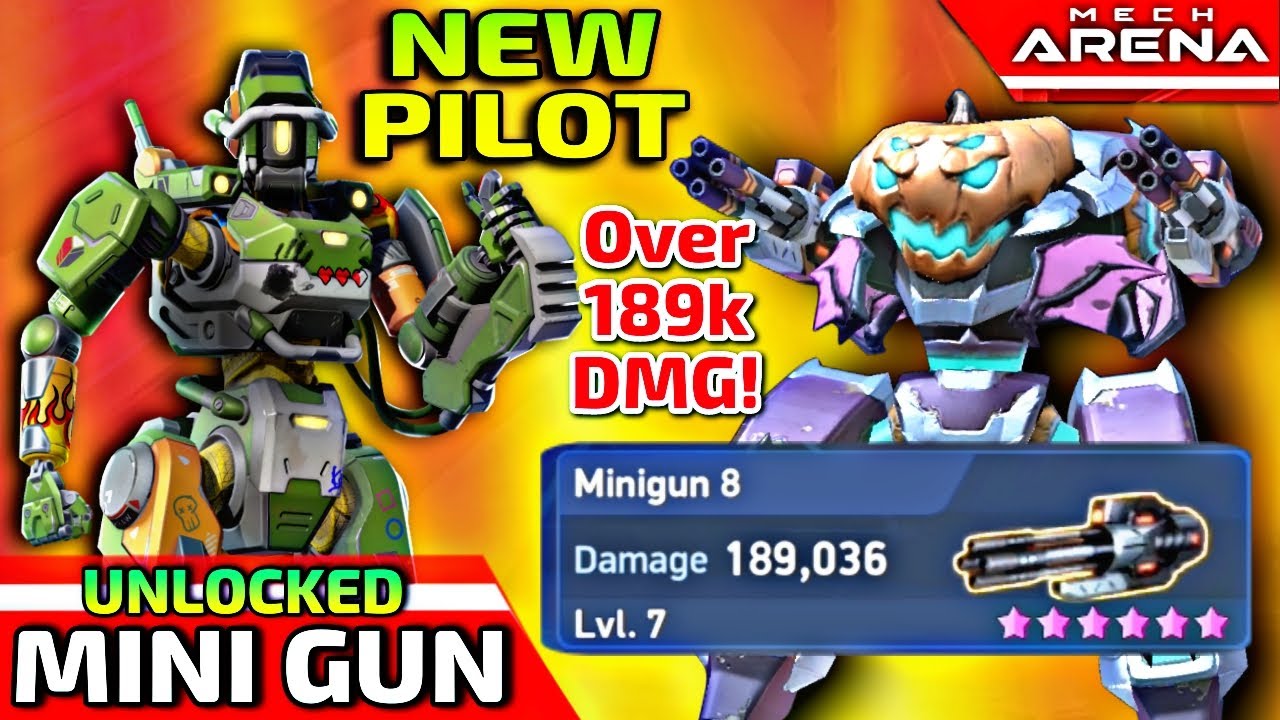 New Mini Gun 😍 and Epic Pilot Case Unlocked || Mech Arena - YouTube