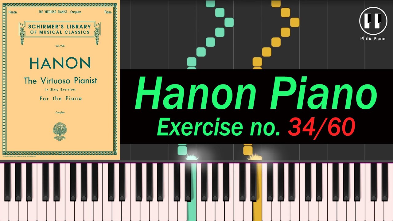 Hanon Piano Exercise no.34/60 | Philic Piano - YouTube