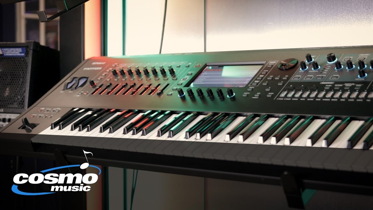 Roland FANTOM-6 Keyboard Workstation Quickview - Cosmo Music - YouTube