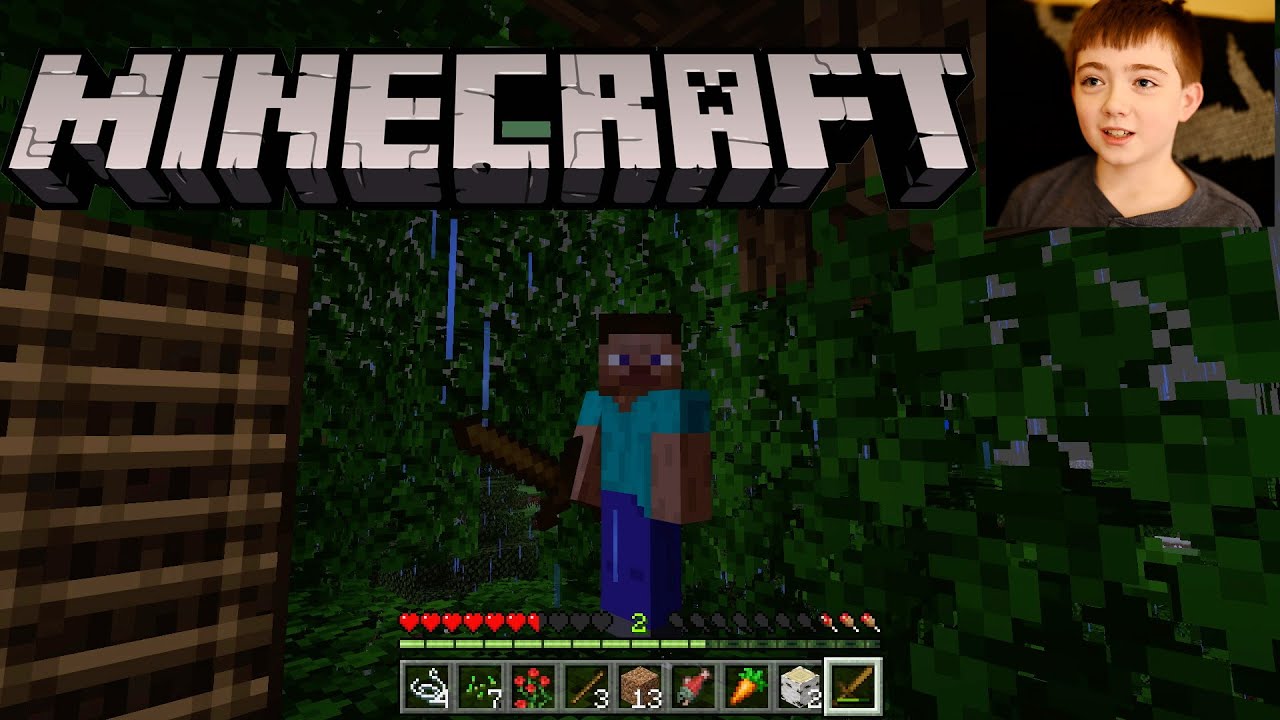 Minecraft Outdoor Survival Ep2 with Chase This - YouTube
