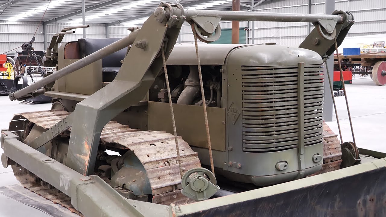 1940-50 Allis Chalmers HD7 Cable Operated Bulldozer with Buckeye Blade ...