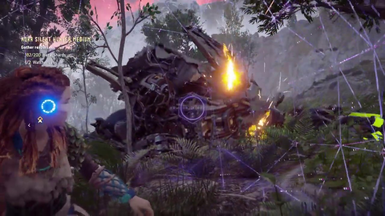 Horizon Zero Dawn™: Bellowback kill Scene - YouTube