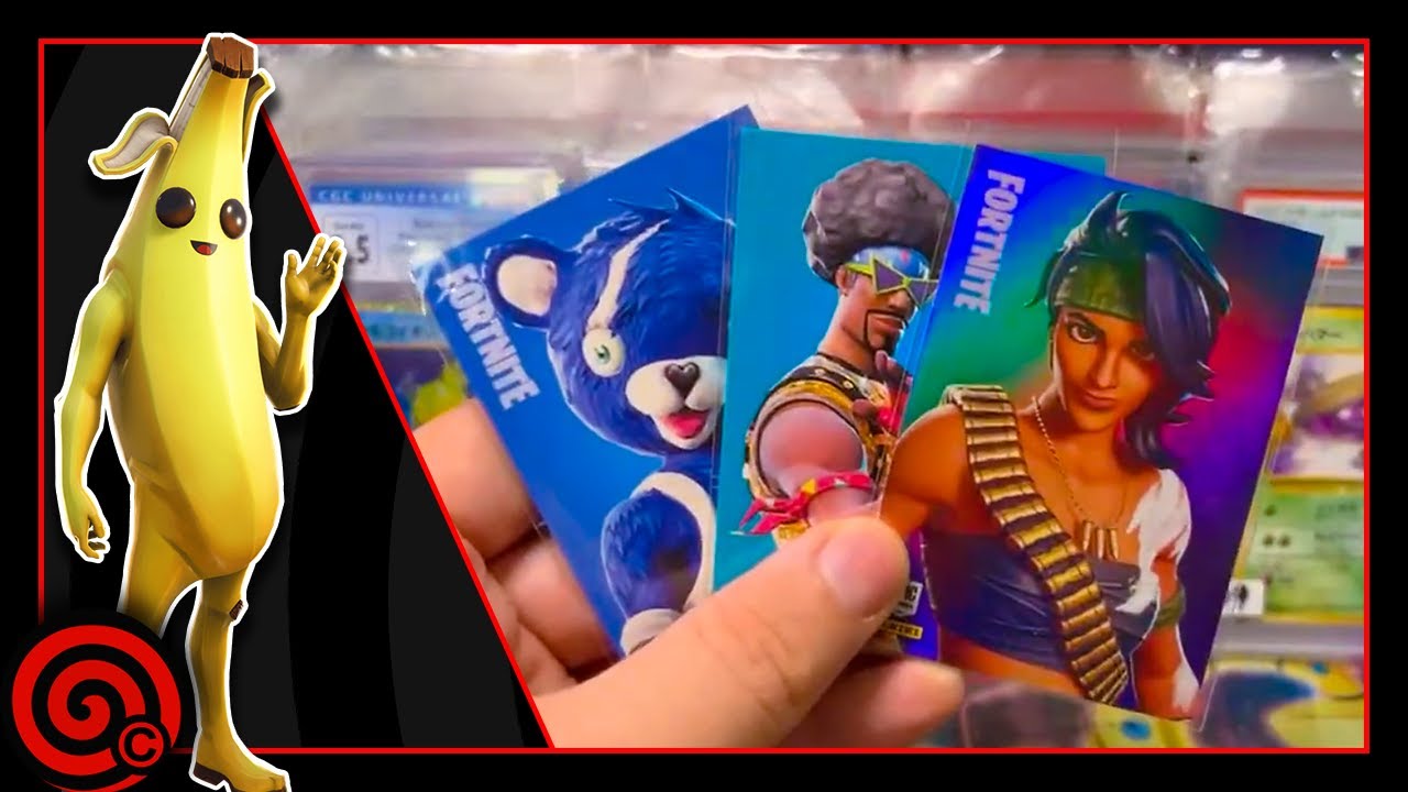 Rare Fortnite Holo Card Pull 🔥 Panini Fortnite Series 1 #shorts - YouTube