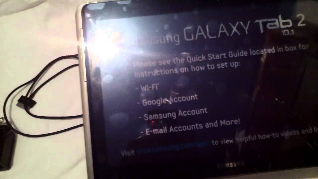 Galaxy tab2 10.1 GT-P5113 - YouTube