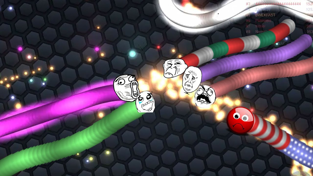 Slither.io Best Moments Compilation Amazing Scenes #1 - YouTube