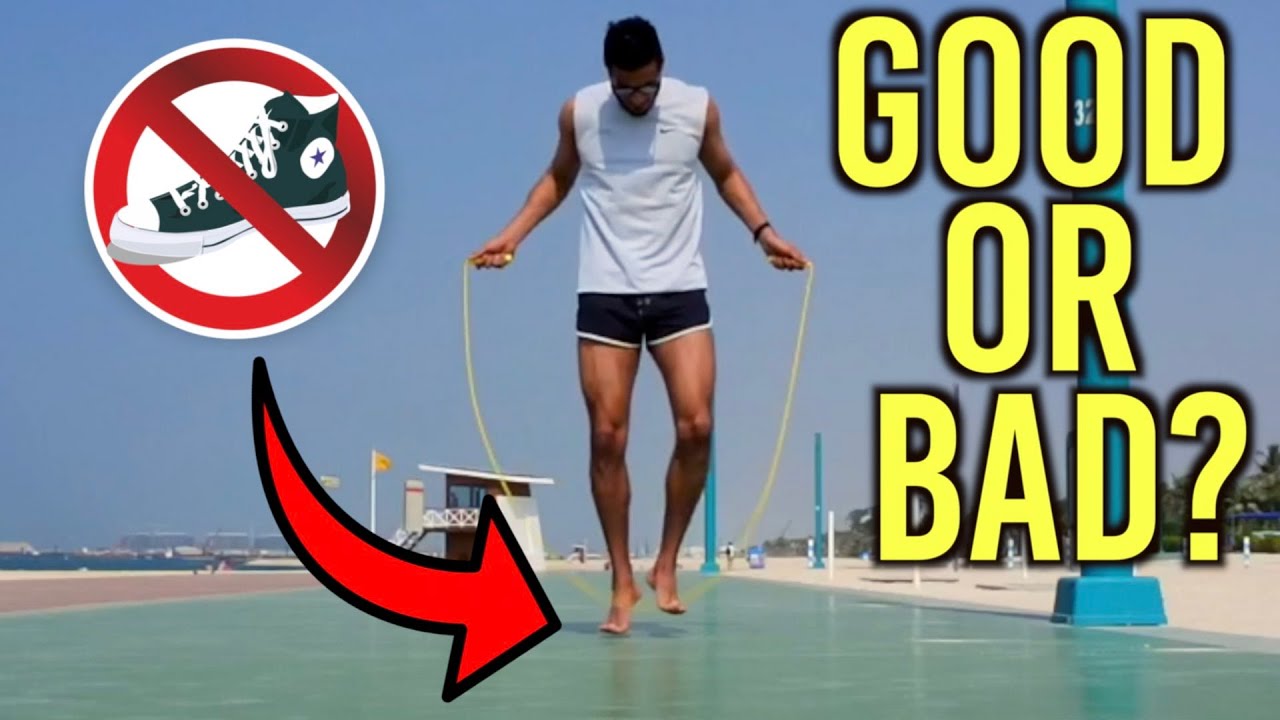JUMPING ROPE WITH NO TRAINERS?! GOOD OR BAD FOR YOU? // PRO PHYSIO ...