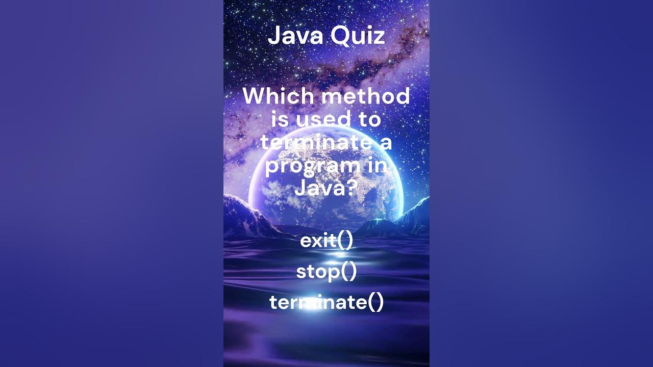Java Quiz 18 #javaquiz #programmingquiz #programminglanguages #javaprogrammingforbeginners - YouTube