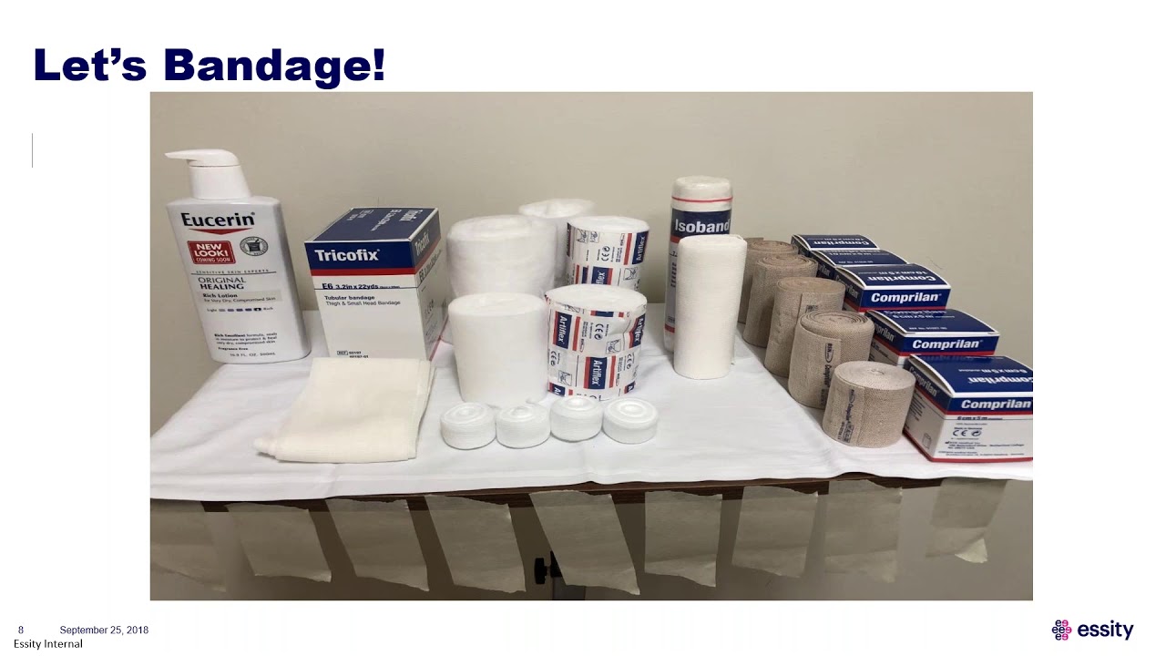 Compression Bandaging For Lymphedema Jobst Youtube