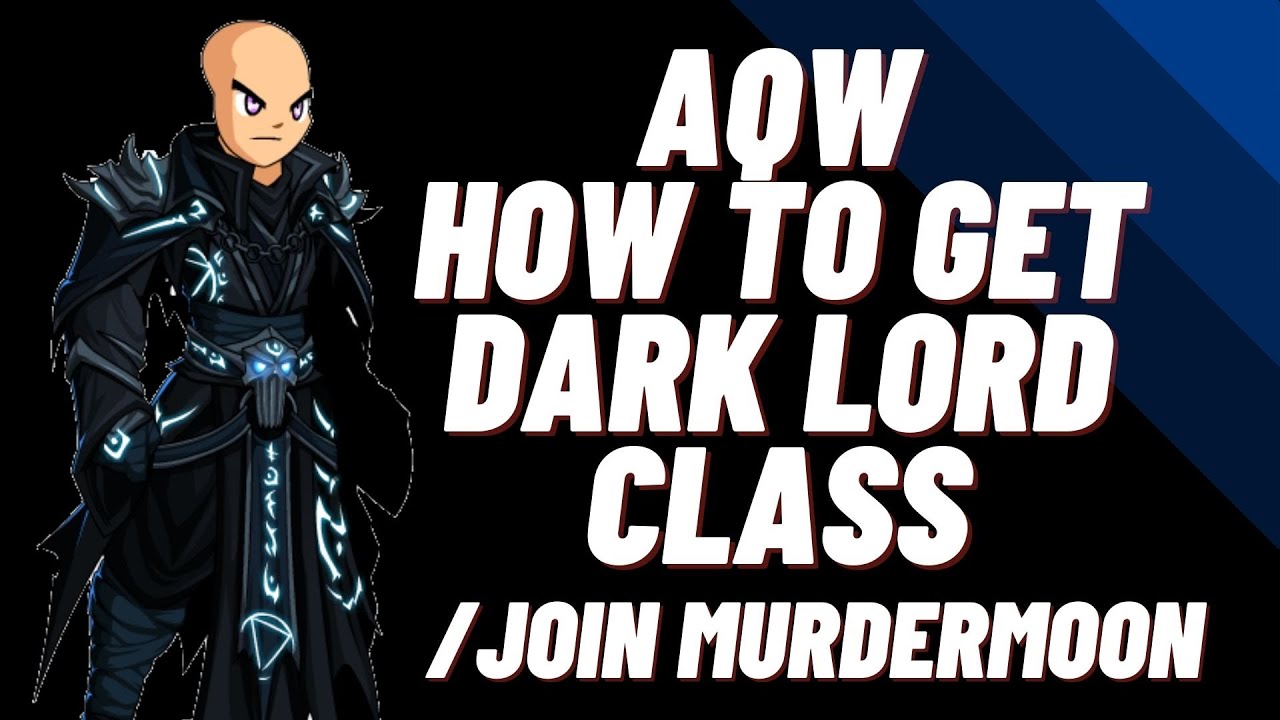 AQW How to get Dark Lord Class! | AQW - YouTube