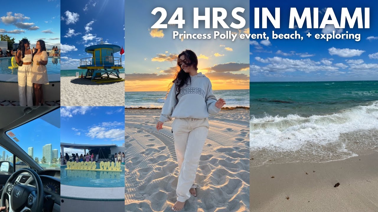 24hrs in MIAMI | PRINCESS POLLY SPRING EVENT - YouTube