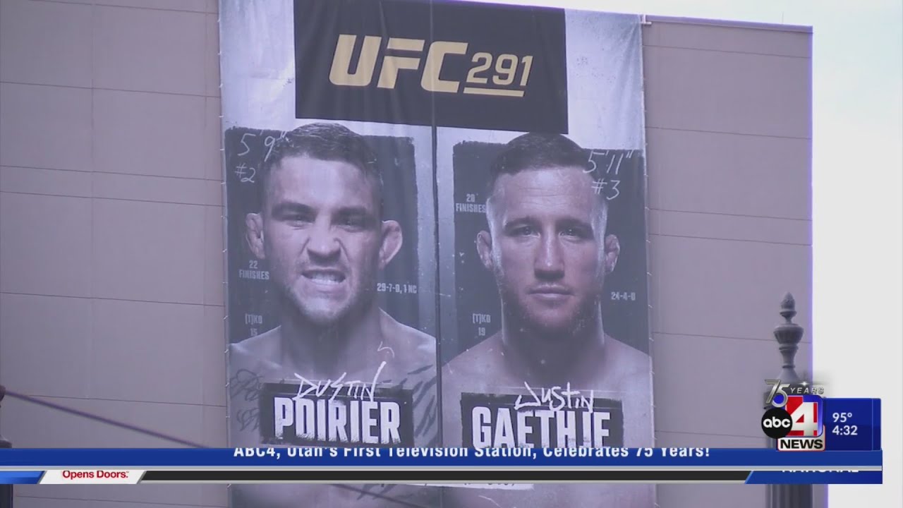 SLC welcomes back UFC for its second PPV fight at Delta Center - YouTube