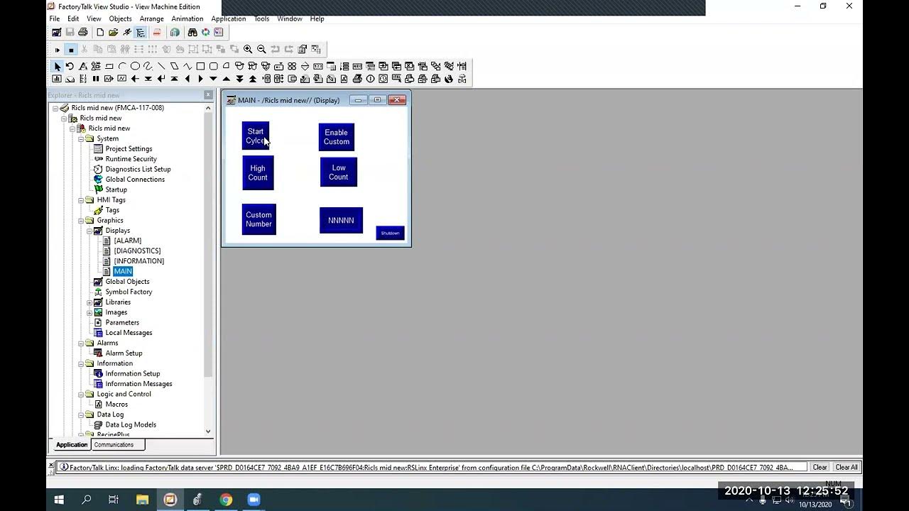Studio 5000 to FactoryTalk View Studio Tags Communication - YouTube
