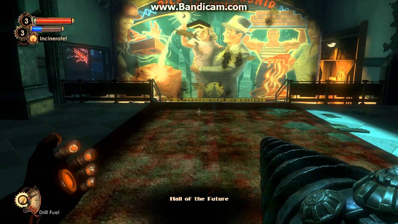 Bioshock 2- Fighting Big Sister and Melting the Ice - YouTube