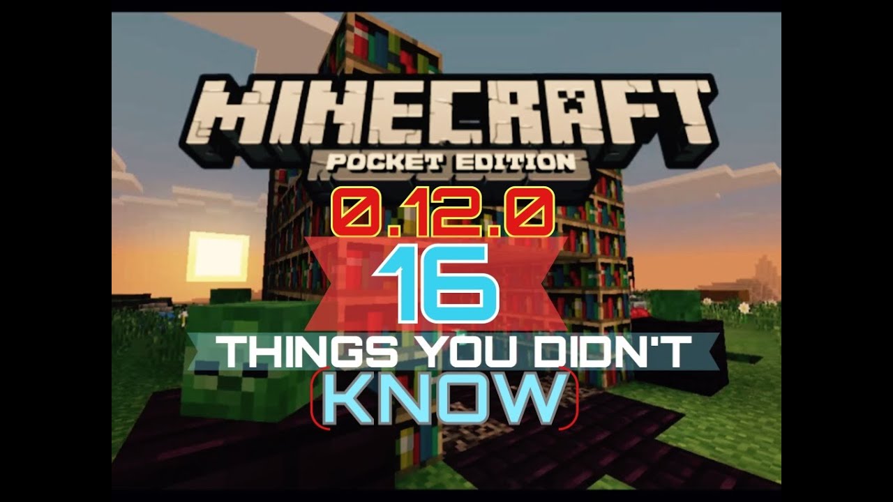 ️[0.12.1] THINGS YOU MIGHT NOT KNOW [MCPE] | Things you MIGHT have not ...